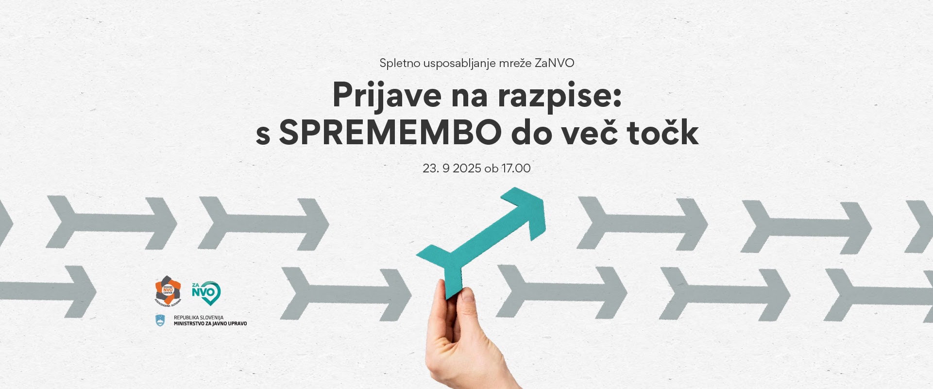 Spletno usposabljanje mreže ZaNVO: Prijava na razpise – s spremembo do ...